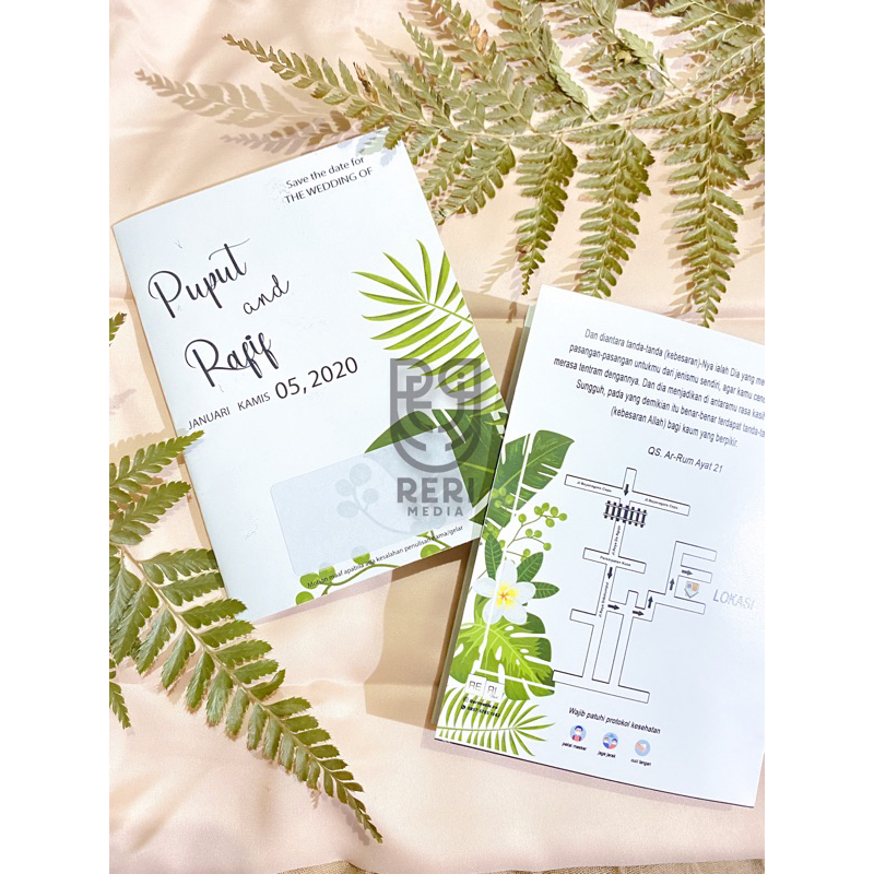 Jual undangan nikah custom free plastik dan label nama | Shopee Indonesia