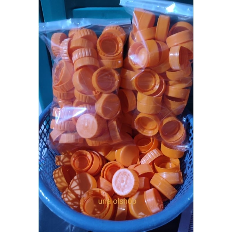 Jual tutup botol bekas warna oren tersedia 50 pcs | Shopee Indonesia