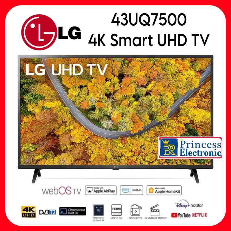 Jual LG 43UQ7500PSF 43 inch UHD 4K Smart TV | Shopee Indonesia