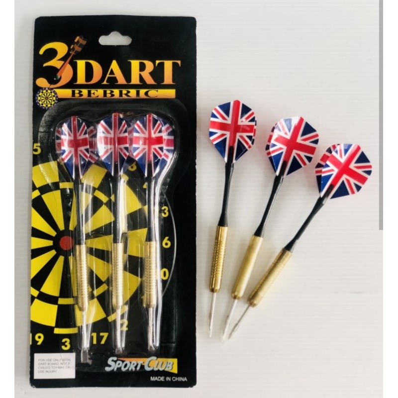 Jual 3 Dart Bebric Panah Dart Isi 3 Dart Arrow Jarum Panah Dartboard | Shopee Indonesia