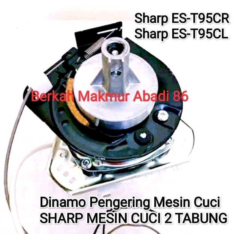Jual Dinamo Spin Pengering Mesin Cuci SHARP ES-T95CL / ES-T95CR Motor Spin Pengering Sharp Est95 ...