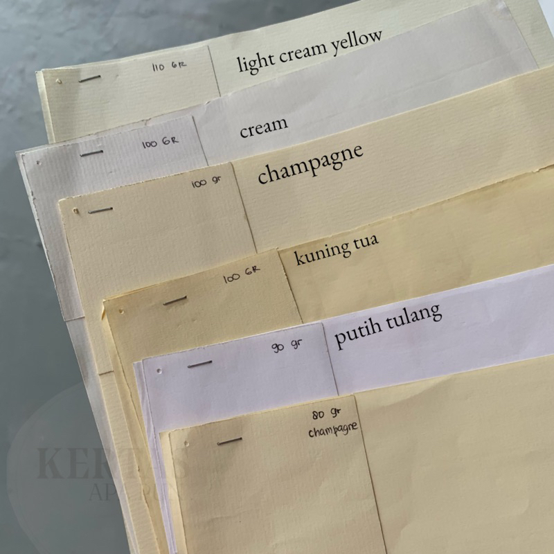 Jual Kertas Concorde F4 100 gr gram gsm Light Cream Yellow Kuning Tua ...