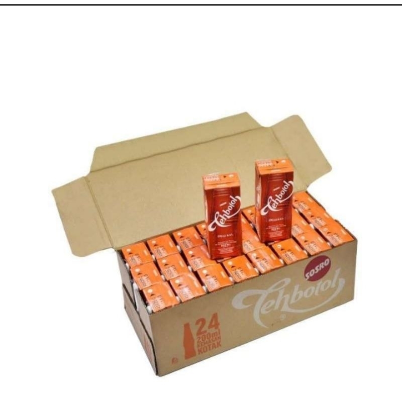 Jual Teh Botol Sosro Kotak Original 330 ml [ 24/Dus ] | Shopee Indonesia
