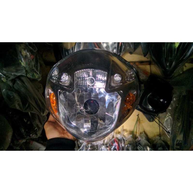 Jual Reflektor Lampu Depan Motor Kawasaki Atlite Copotan Original ...