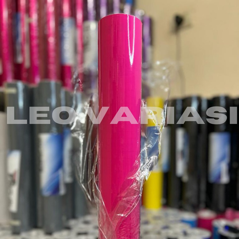 Jual stiker skotlet pink tua glossy 45 cm x 50 cm profix stiker pink ...