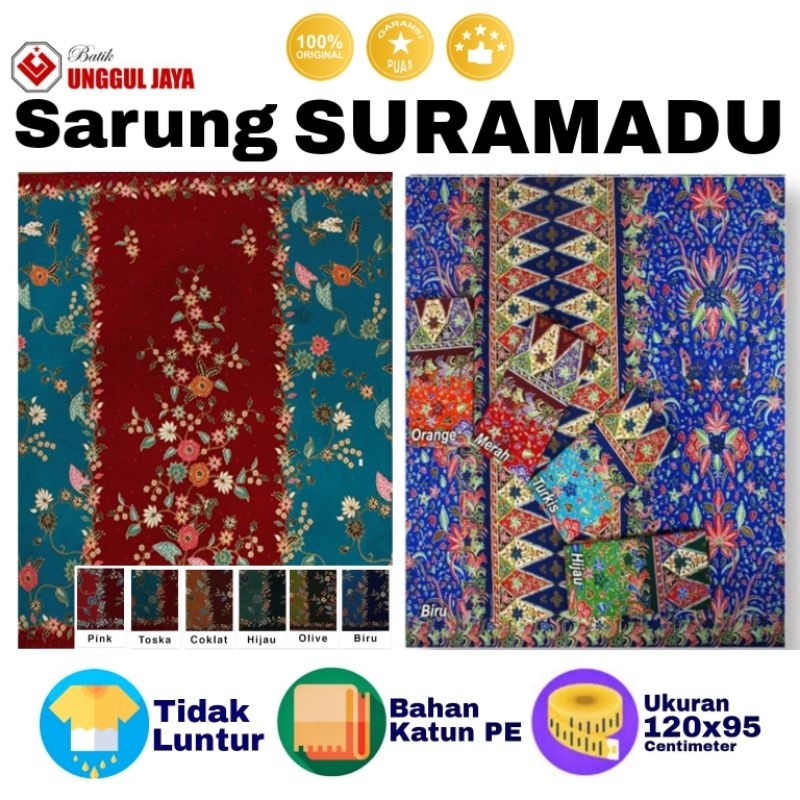 Jual Sarung Batik Suramadu 71 / 206 Sarung Jarik Halus Suromadu ...