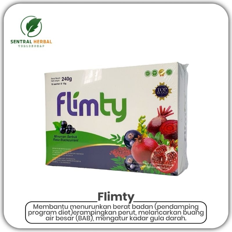 Jual Flimty Fiber Minuman Serbuk Bernutrisi Isi 16 Sachet | Shopee ...