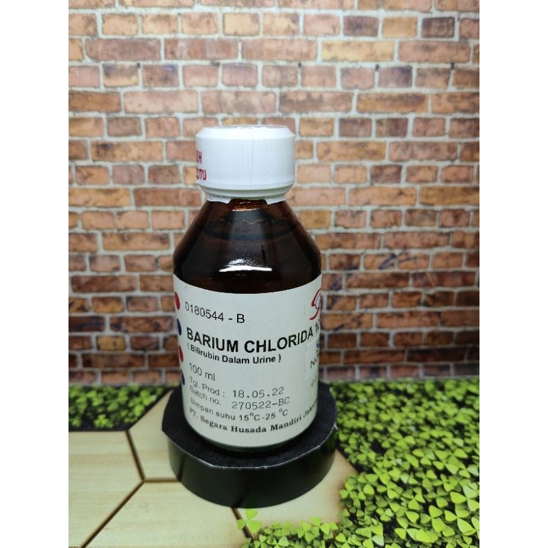 Jual LARUTAN BARIUM CHLORIDA 10% 100 ML INDOREAGEN ( Bilirubin Dalam Urine ) LARUTAN ANALIS ...