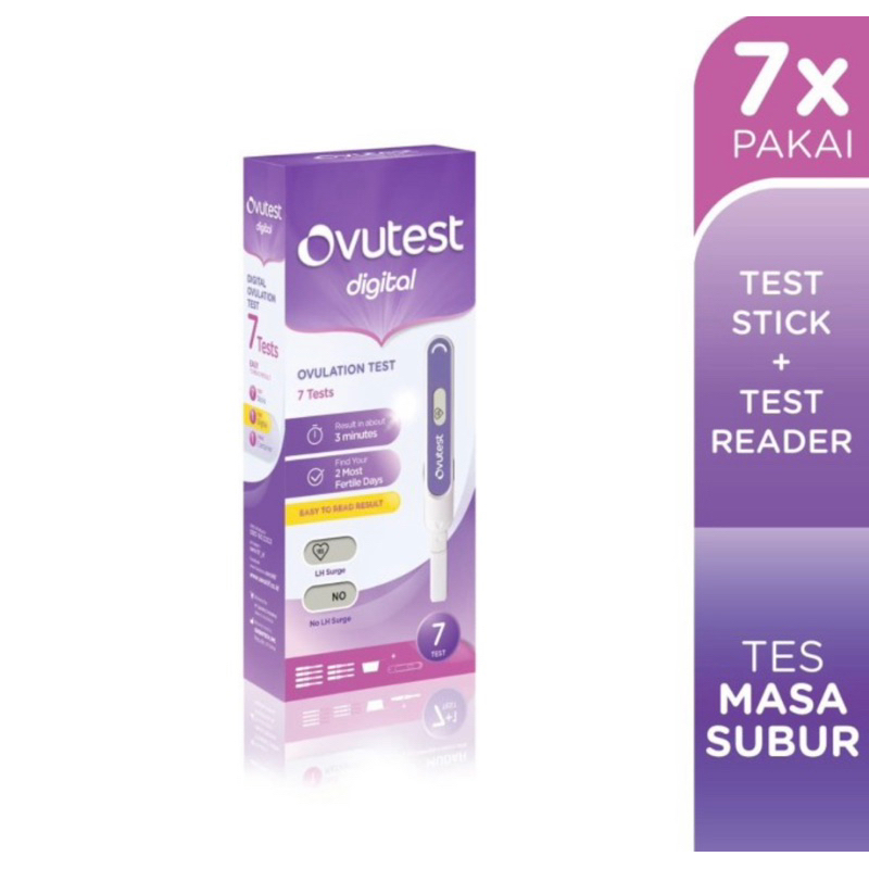 Jual Ovutest digital ovulation test ( test masa subur 7x pakai ...