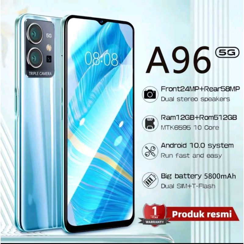 Jual [Produk Baru HP1A96 RAM 8GB+128GB ExtenDed ROM 64GB GARANSI RESMI ...