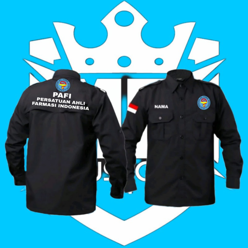 Jual BAJU KEMEJA PDL LENGAN PANJANG PRIA/WANITA PAFI/BAJU AHLI FARMASI ...