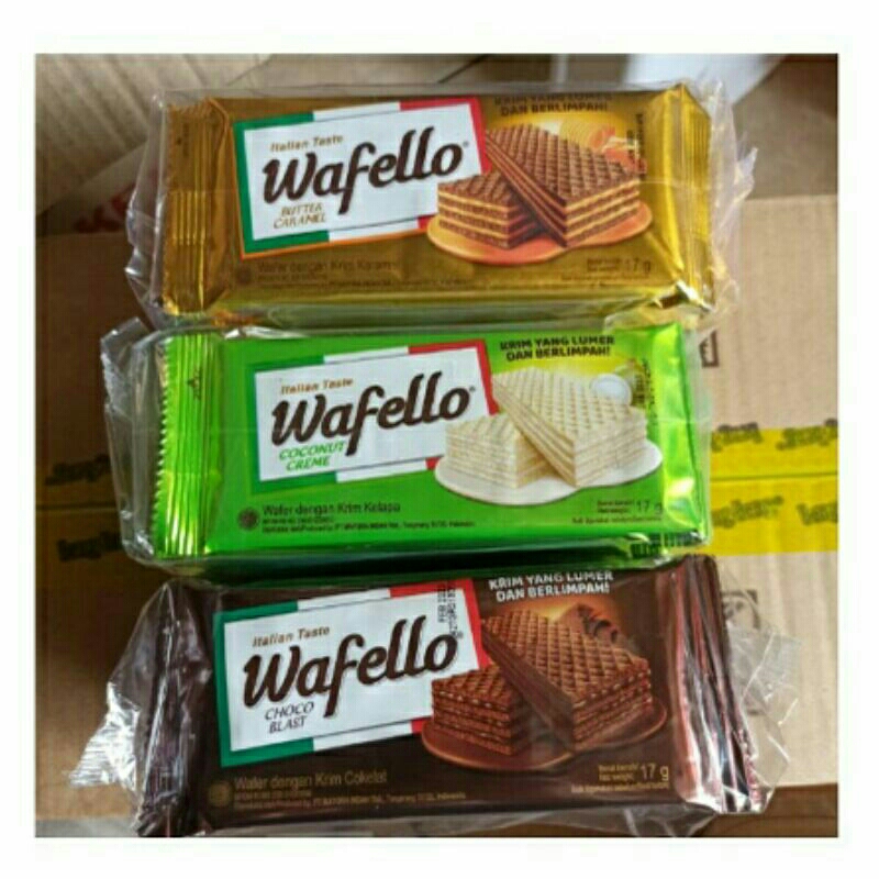 Jual Roma Wafello 17 gram (1 pack isi 10 pcs) Wafer eceran 1000 ...