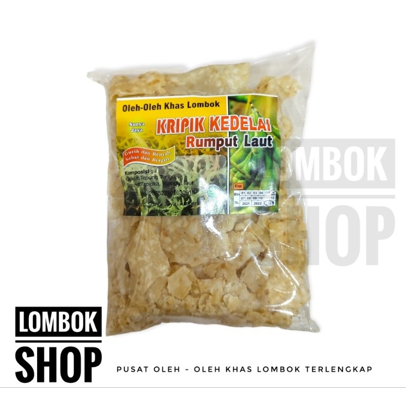 Jual Kripik Keripik Kedelai Rumput Laut Khas Lombok Kualitas Terbaik ...