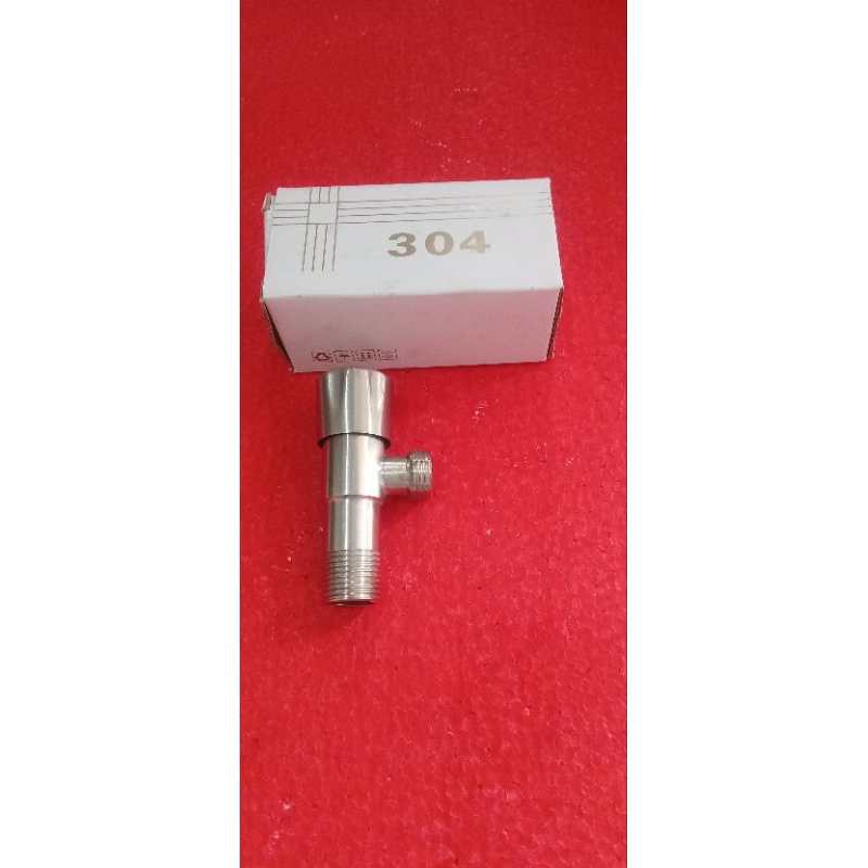 Jual stop kran shower closet stainless / stop kran shower single 1/2 in ...