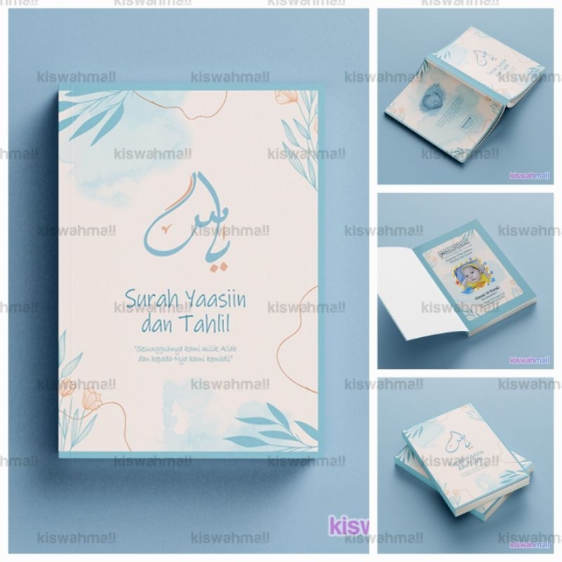 Jual Cetak Buku Yasin Softcover 128 HVS Free 1 Halaman buat foto Desain ...