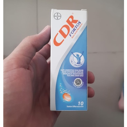 Jual CDR Fortos Suplemen Kalsium 10 Tablet / Vitamin / Kalsium ...
