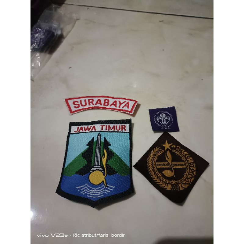 Jual bet kwarda jawa timur pramuka lengkap bed tunas pandu lely satu ...