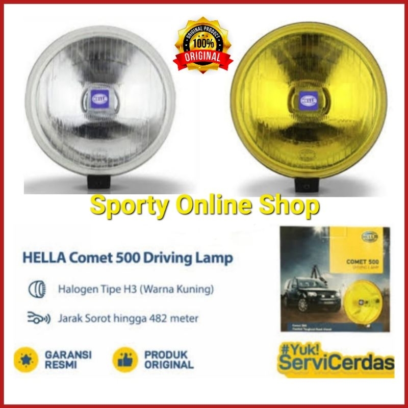Jual Lampu Kabut Fog Lamp Comet 500 Merk Hella Original | Shopee Indonesia