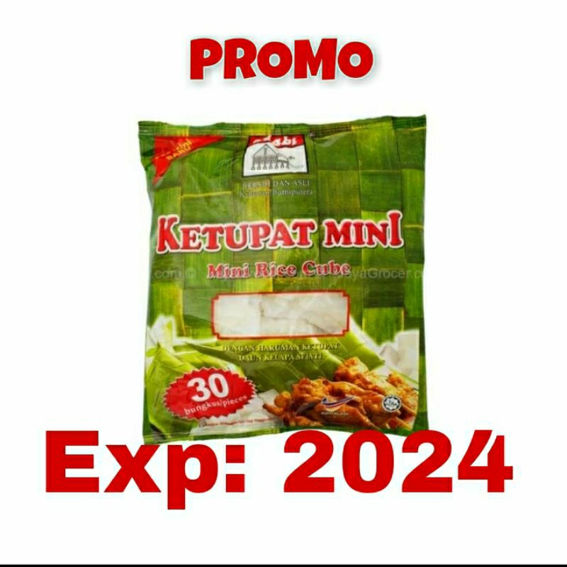 Jual Ketupat nasi mini adabi 600gr ( isi 30 pcs) / mini rice cube ...