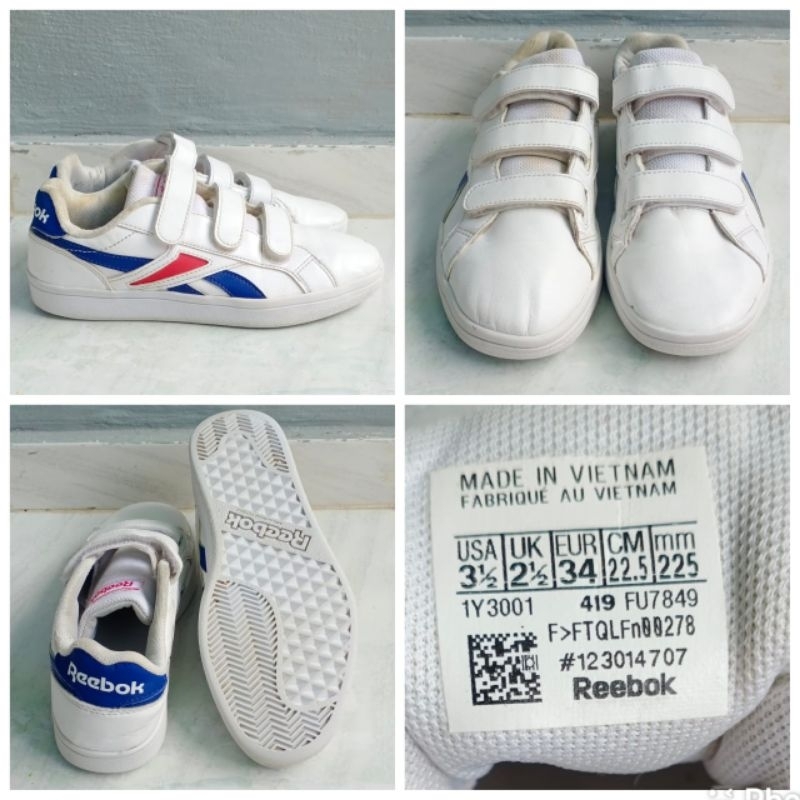 Jual Original PL REEBOK Size 34 insole 22,5cm | Shopee Indonesia
