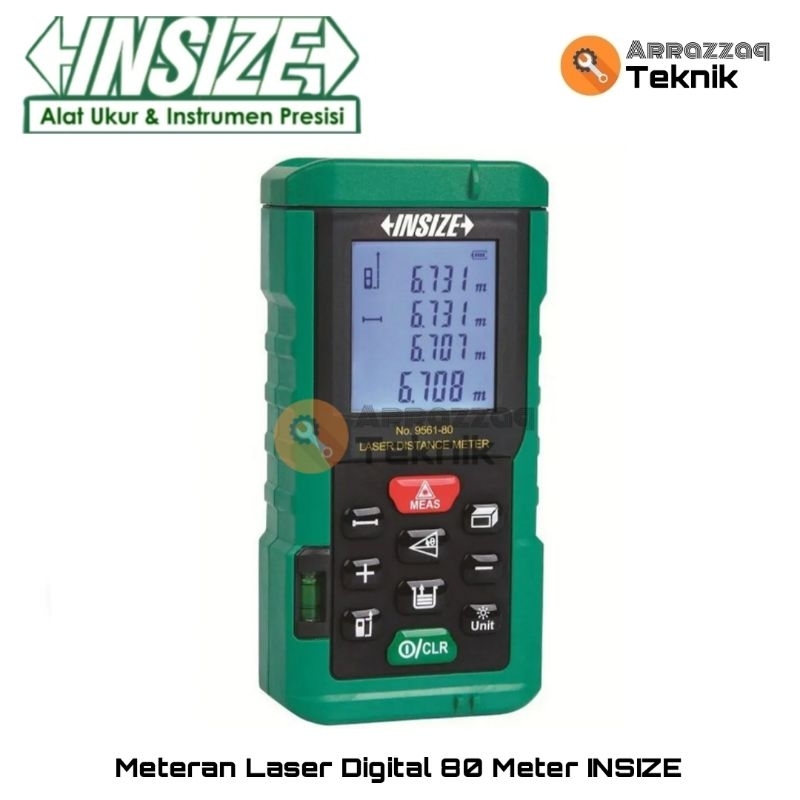 Jual Meteran Laser Digital 80M INSIZE / Distance Meteran 80 Meter 9561 ...