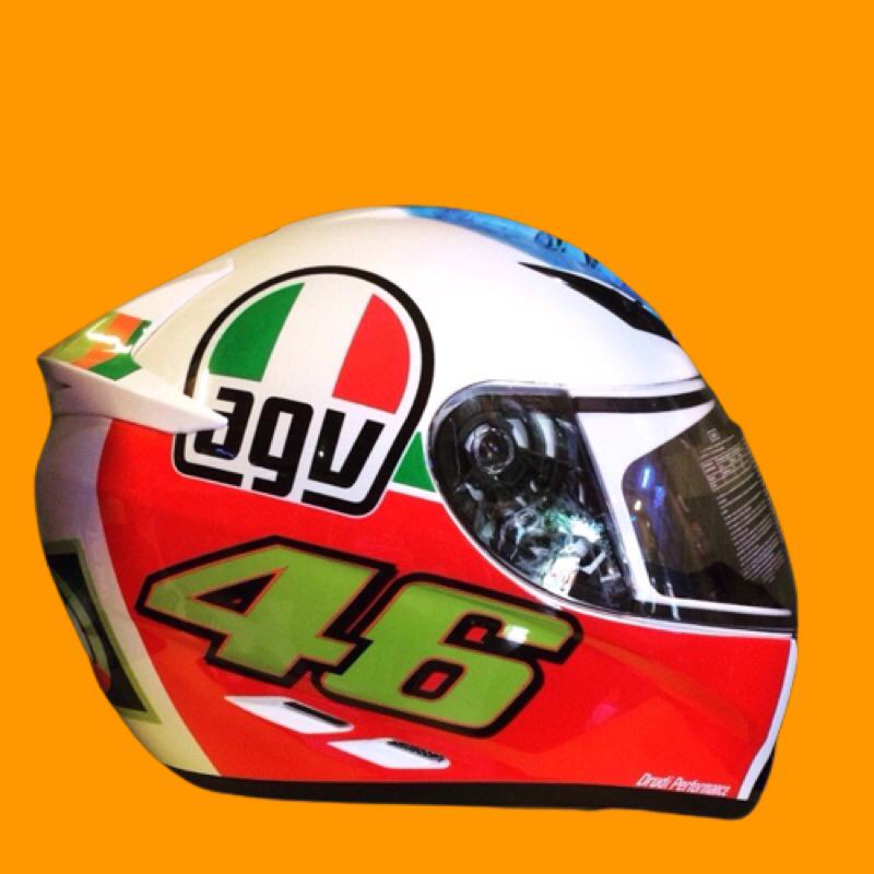 Jual Helm agv k3 rossi eye - helm full face agv | Shopee Indonesia