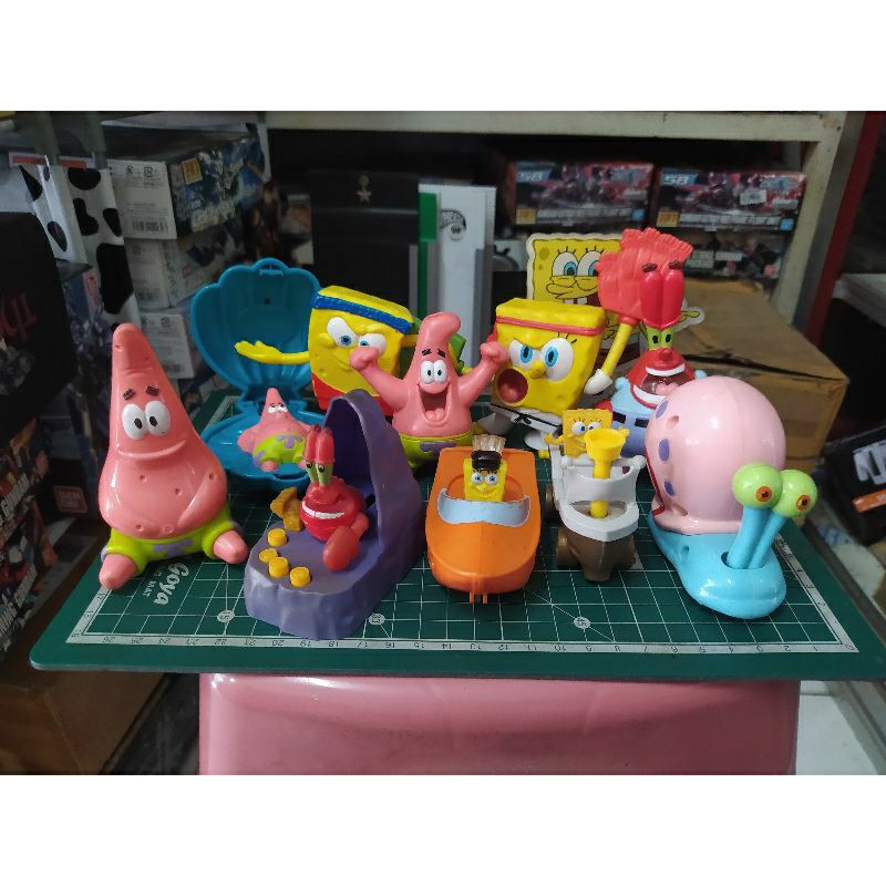 Jual Figure Spongebob Team Mainan Happy Meal McD | Shopee Indonesia