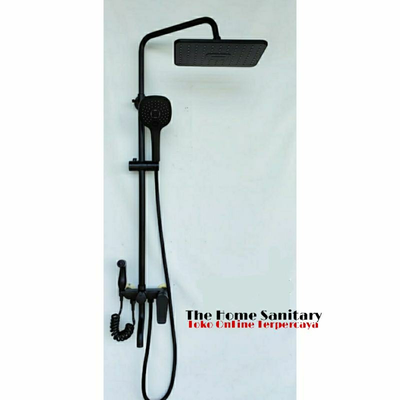 Jual Shower column set panas dingin hitam/shower tiang panas dingin ...