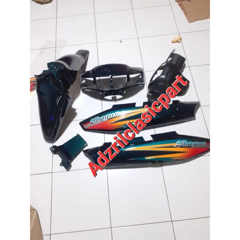Jual PAKET BODI KASAR DAN HALUS SHOGUN KEBO 110R IJO BOTOL | Shopee ...