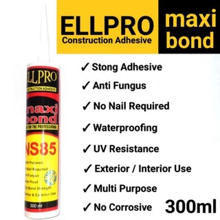 Jual Lem Konstruksi Cermin/Kayu/Wall Panel ELLPRO NS 85 (Setara MAXBOND ...
