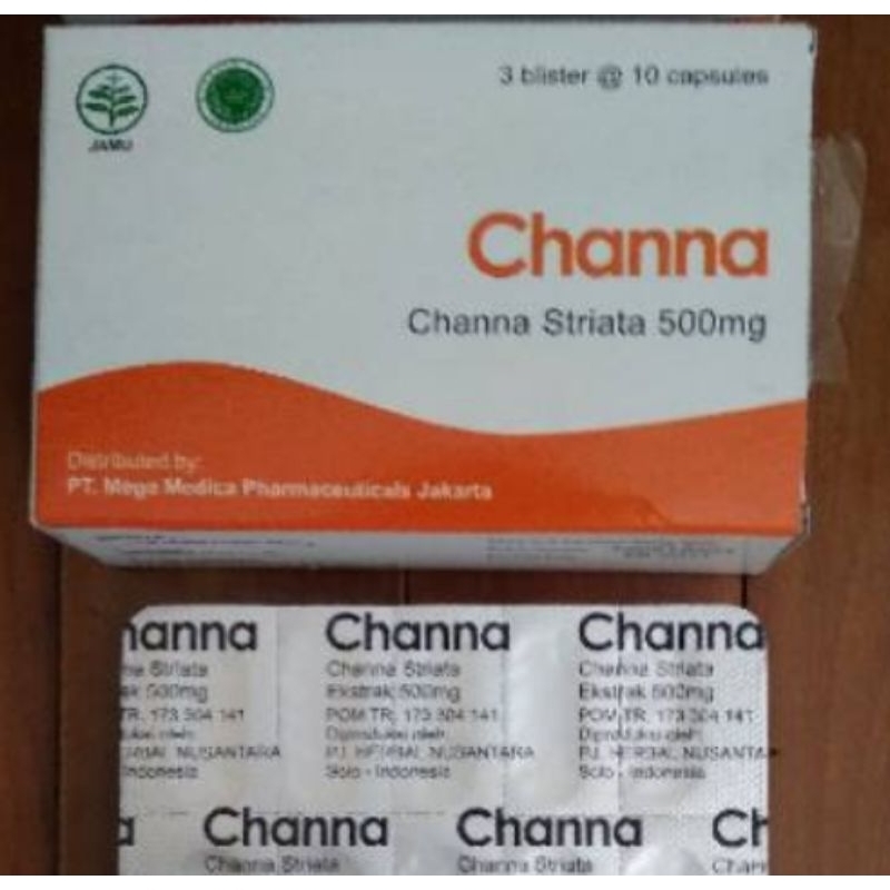 Jual Channa albumin tablet nutrisi ikan gabus 500 mg isi 30 butir ...