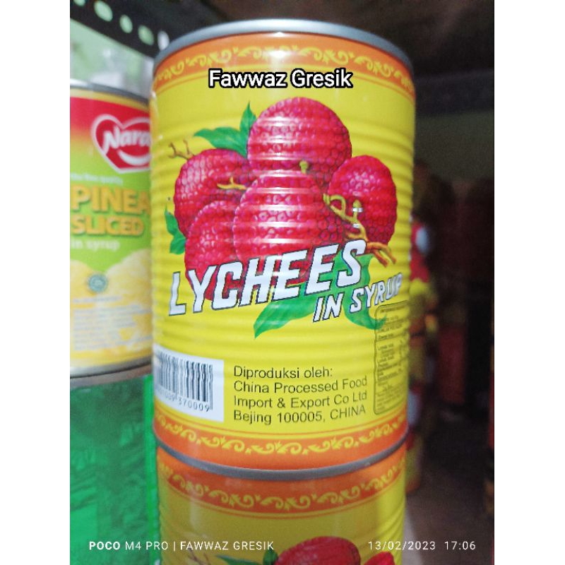 Jual Lychee in Syrup 565gr Narcissus / Buah Leci Kaleng 565gr | Shopee ...