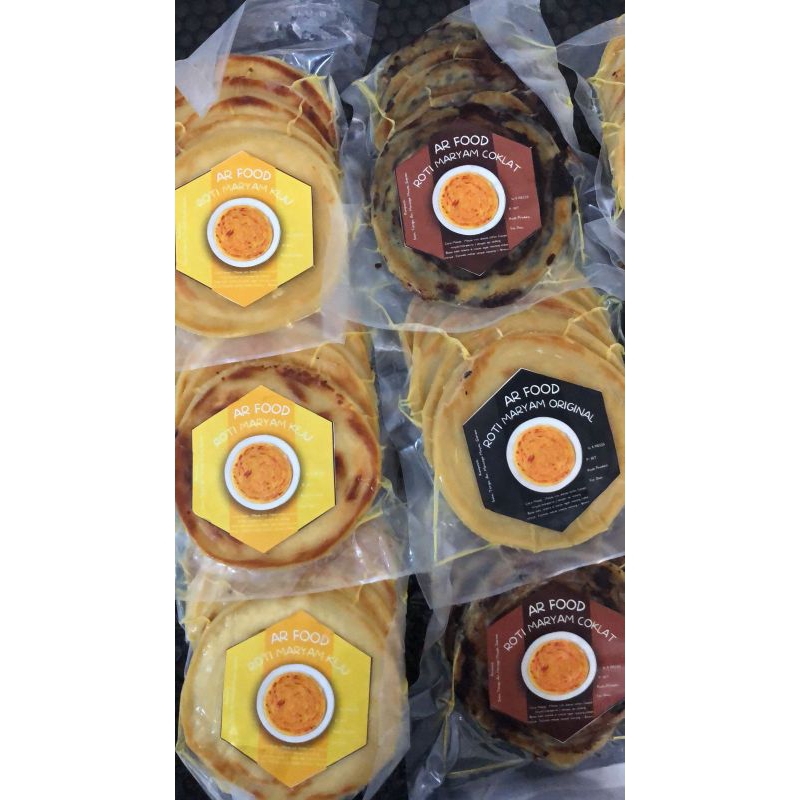 Jual Frozen Bandung Roti Maryam aneka rasa paket harap pesan bublewrap ...