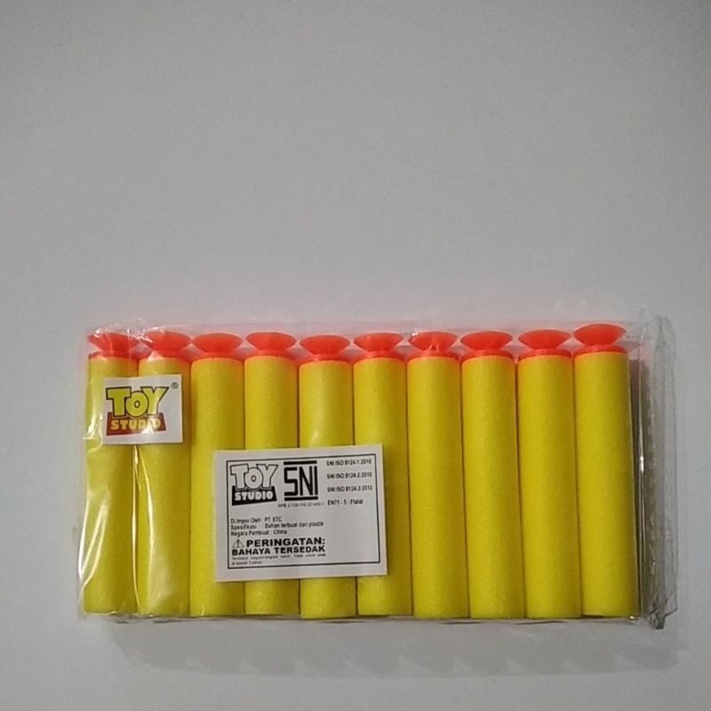 Jual Mainan anak refill PELURU BUSA ISI 20 PCS & 10 PCS | Shopee Indonesia