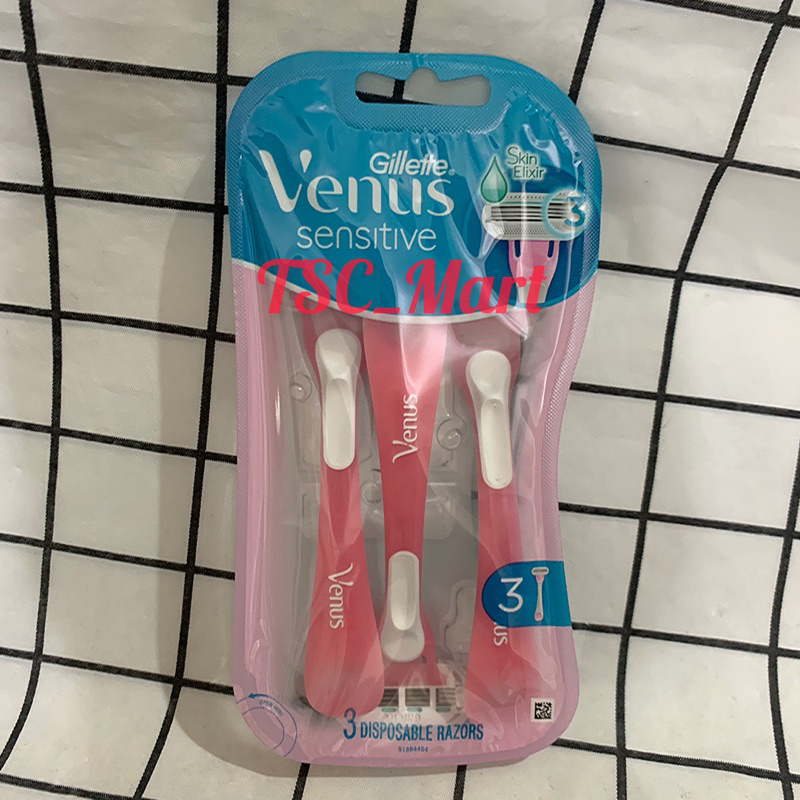Jual Gillette Venus Sensitive Disposable Razor Gillette Venus 3 ...