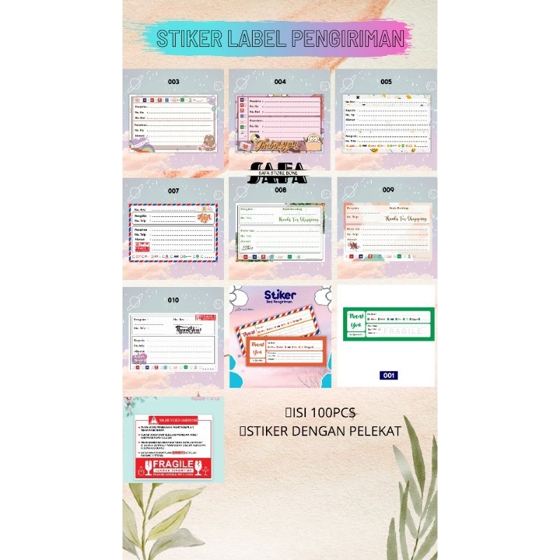 Jual STIKER LABEL PENGIRIMAN | Shopee Indonesia