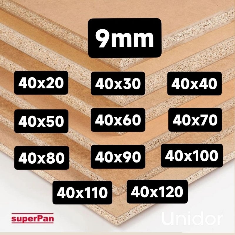Jual Triplek 9mm lebar 40cm custom ukuran multiplek plywood | Shopee ...