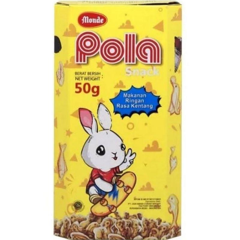 Jual Pola Monde snack 50gram ED des 2024 snack anak snack jadul snack ...