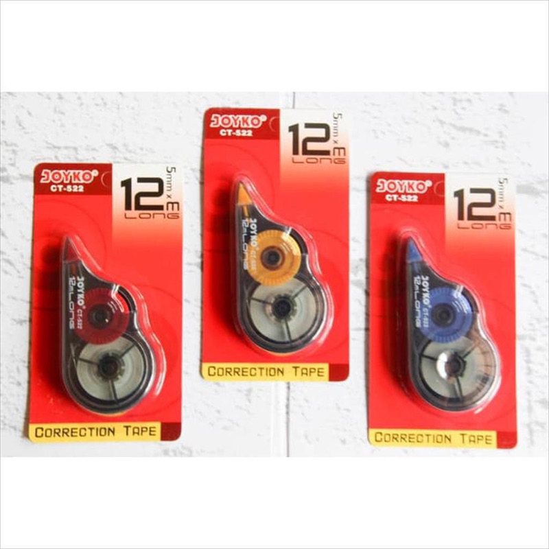 Jual Tip Ex Roll - Correction Tape Joyko CT 522 (pcs) | Shopee Indonesia