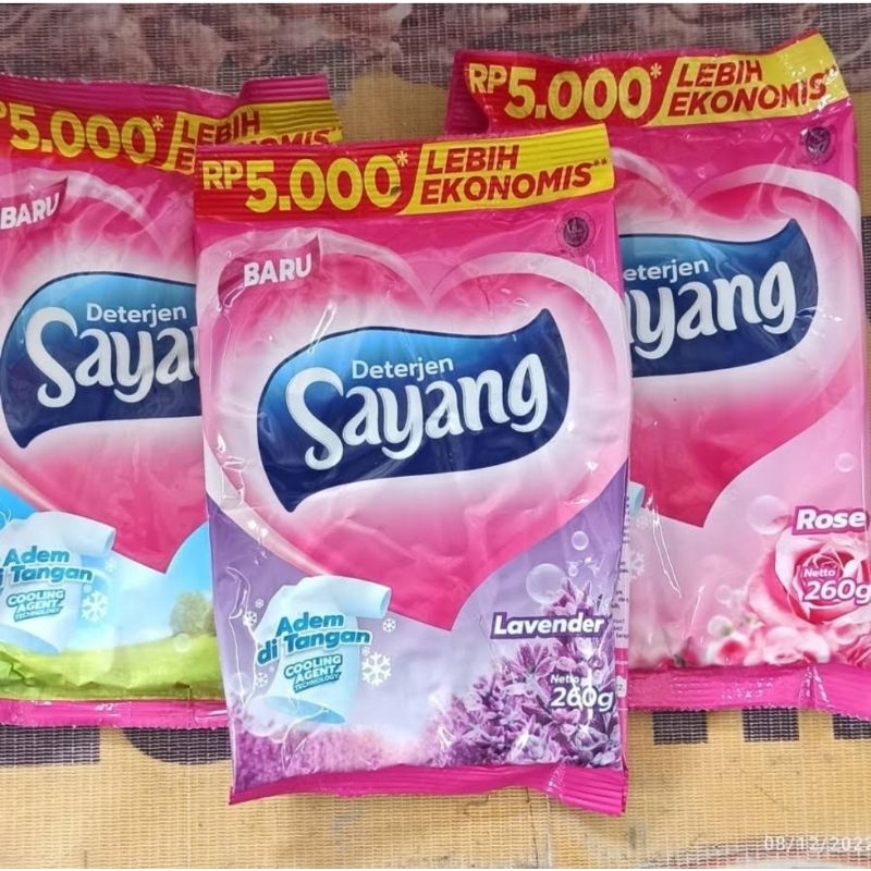 Jual SAYANG | DETERGENT POWDER liquid 500 [ siluwer 24x20g ] gratis ...