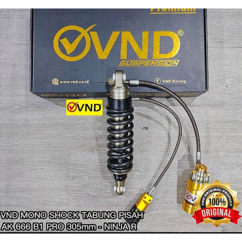 Jual Monoshock VND Tabung Pisah Ak 666 B1 Pro 305MM Ninja 150 R ninja 150 Ss Triple Klick ...