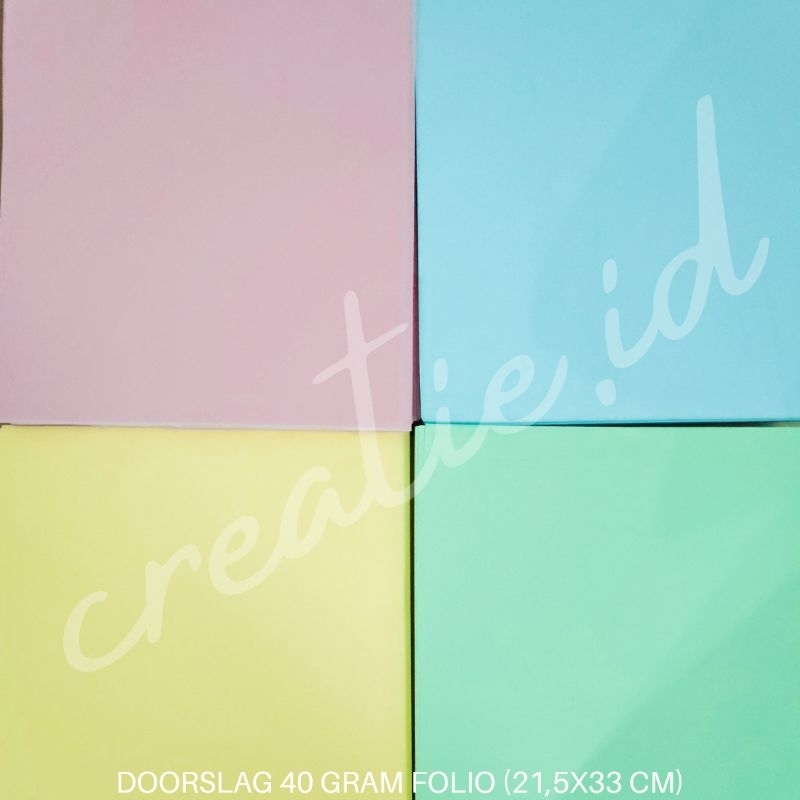 Jual [10 LBR] KERTAS DOORSLAG / DORSLAG / DORSLAH / DUSLAH FOLIO 40 ...