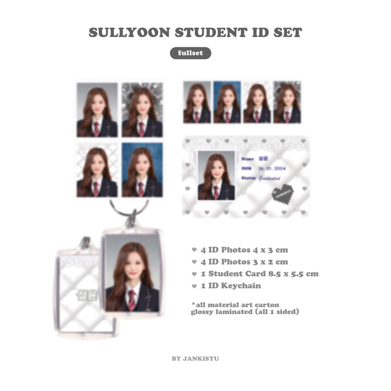 Jual New Jeans Student ID Photo Set BY JANKISYU (pas foto id photo ...