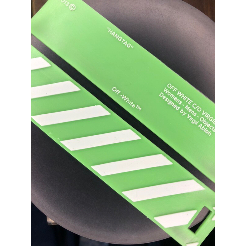 Jual OFF WHITE TAG RUBBER GREEN WHITE RED SUPER PREMIUM CO 1X DI KIRIM ...
