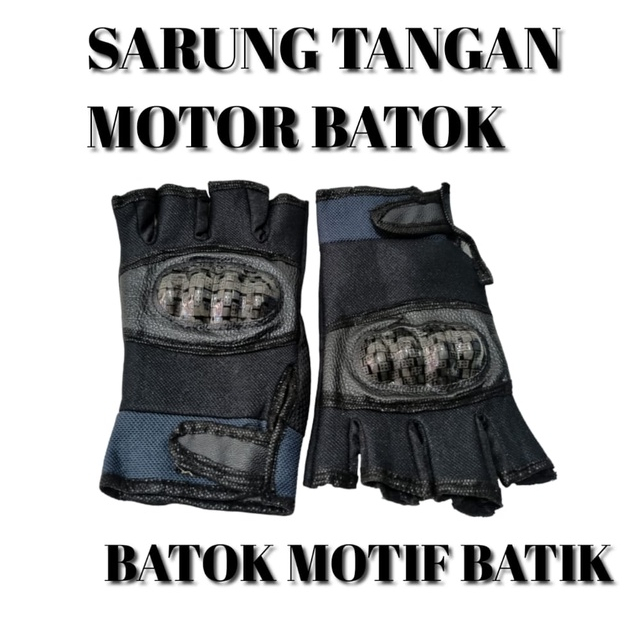 Jual SARUNG TANGAN MOTOR BATOK MOTIF BATIK | Shopee Indonesia