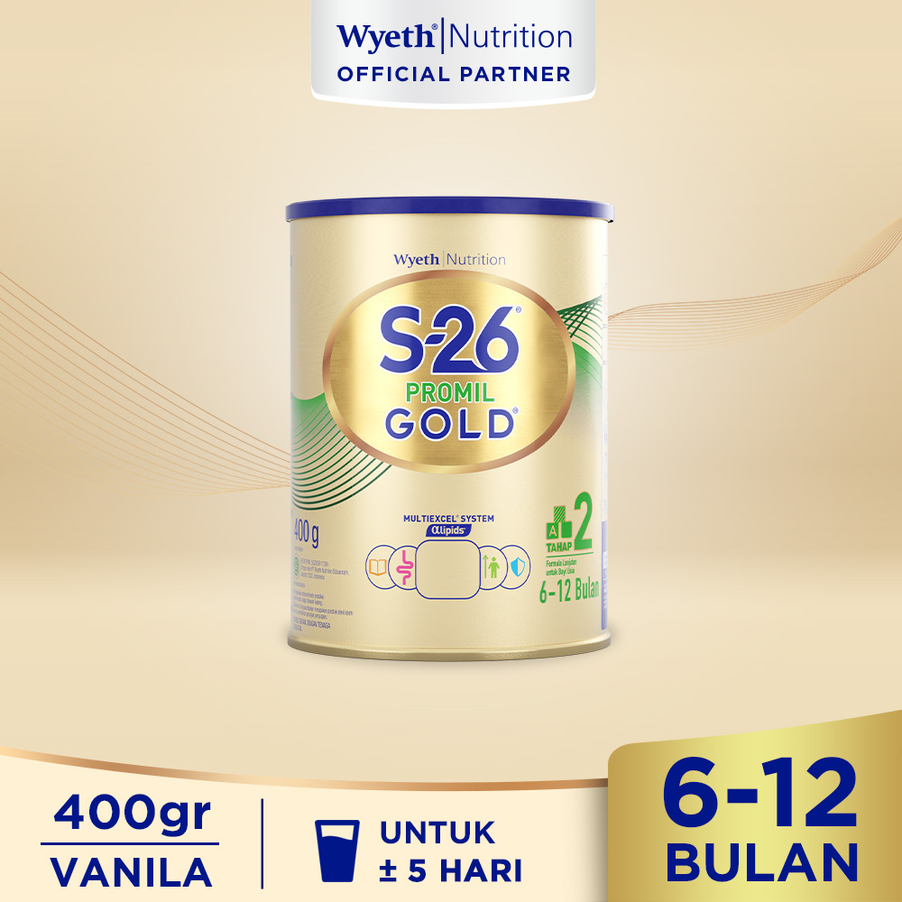 Jual S-26 Promil GOLD Tahap 2 Susu Formula Lanjutan Usia 6-12 Bulan ...