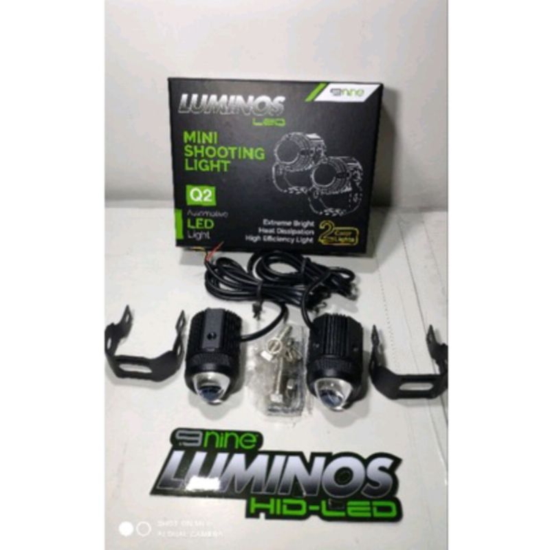 Jual LAMPU TEMBAK LUMINOS LED 2 MODE Putih dan kuning universal Mio ...
