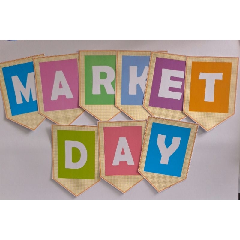 Jual FLAG BANNER WARNA WARNI 2 DASAR KUNING BISA CUSTOM TULISAN MARKET ...