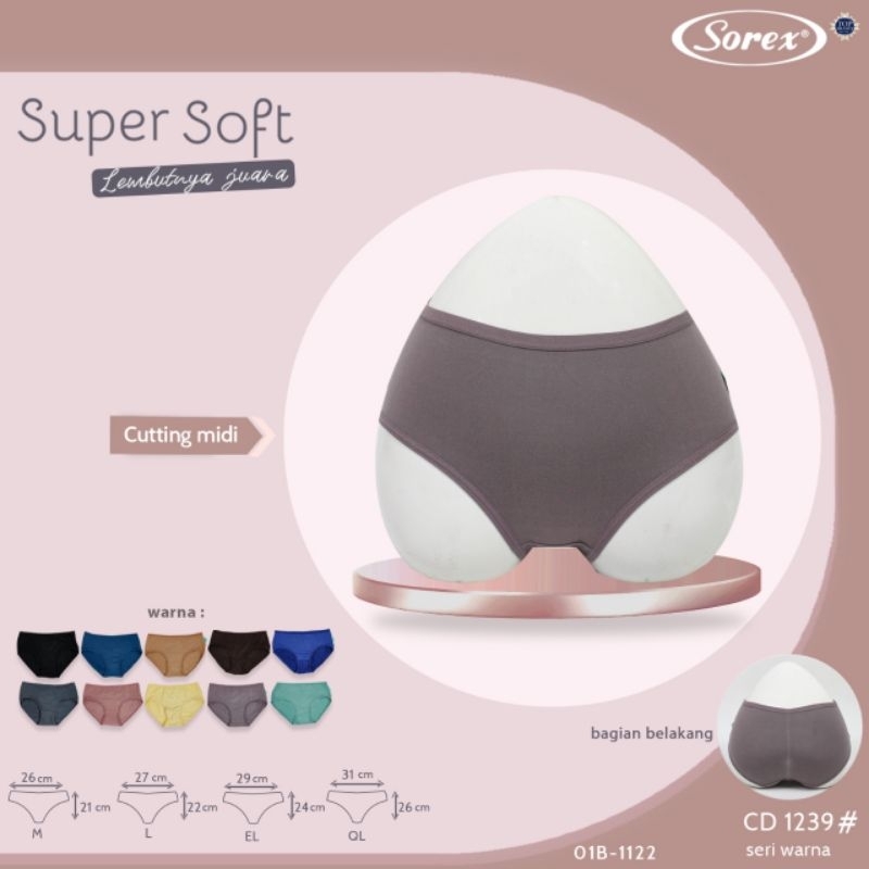 Jual Celana dalam sorex 1239 midi super soft | Shopee Indonesia