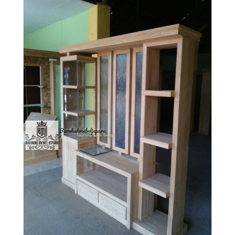 Jual bufet tv partisi penyekat ruangan minimalis | Shopee Indonesia